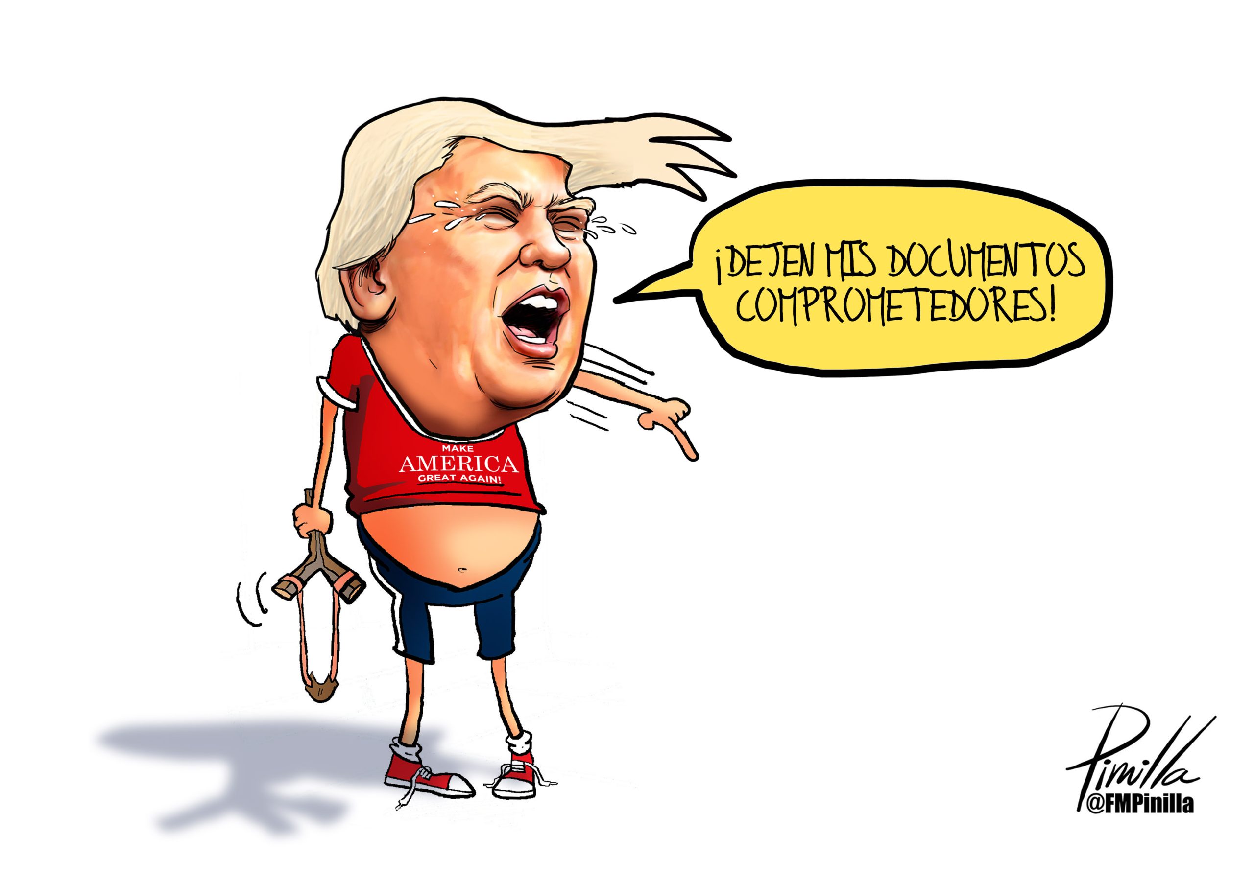 Caricatura | La pataleta de Trump