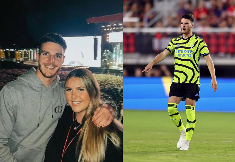 Declan Rice futbolista del Arsenal defendió a su novia por acoso en ...