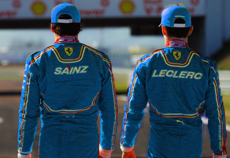 El icónico rojo de Ferrari se viste de azul para la F1 en Miami