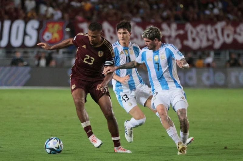 Lluvia, goles y emoción: así fue el Argentina vs Venezuela