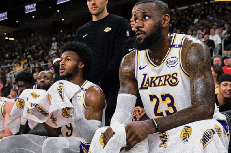 Dinastía James: padre e hijo dominan la NBA en un partido histórico