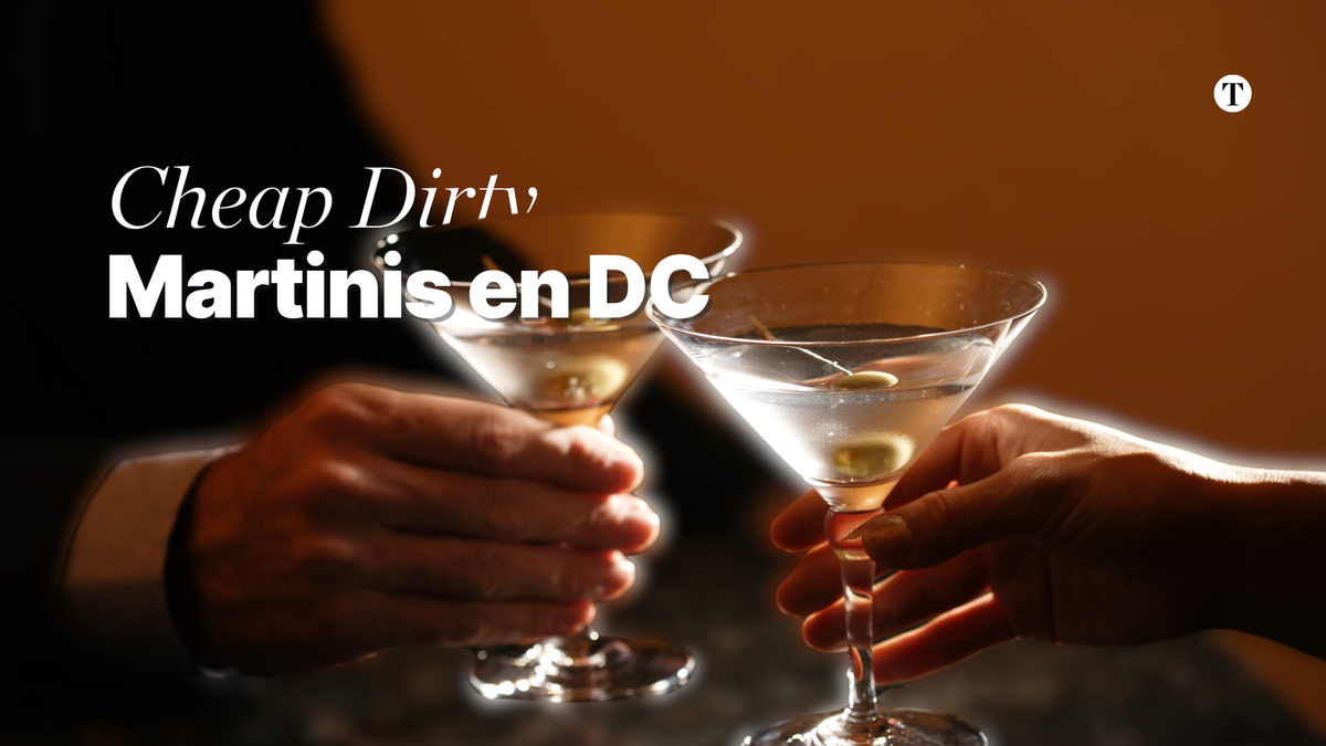 Martinis por menos de $8: la nueva tendencia de DC 🍸