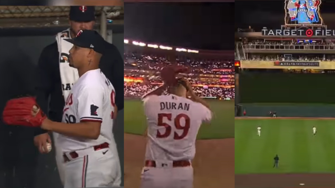 Miren lo que hacen en el estadio de Minnesota cuando le toca pitchar al ...